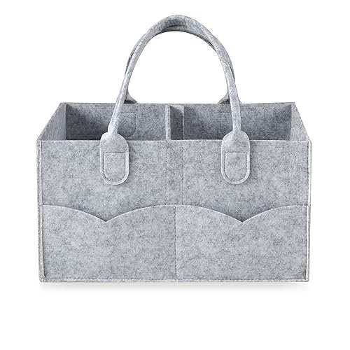 Baby Diaper Caddy Organizer (Grey) – PandaEar